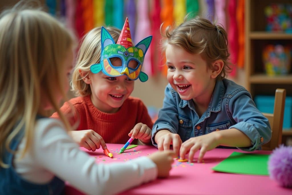 Karneval Deko basteln mit Kindern - 5 bunte Ideen